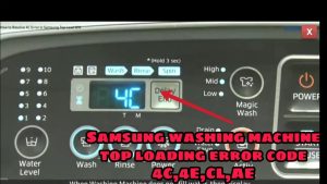 Samsung Washer Code 4C: Understanding and Fixing Water Supply Errors ...